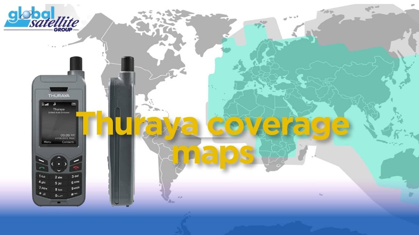 Thuraya Coverage Maps - Global Satellite