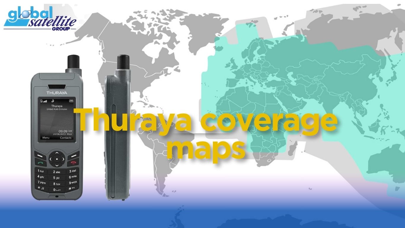 Thuraya Coverage Maps - Global Satellite USA